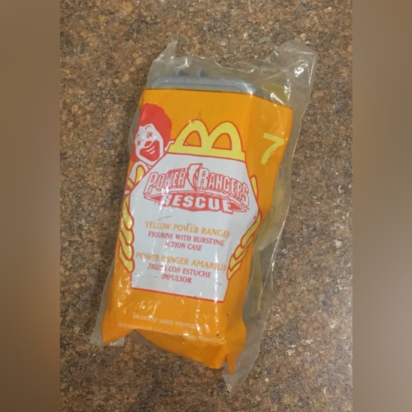 Power Ranger | Toys | Vintage Mcdonalds Happy Meal 200 7 Power Rangers ...